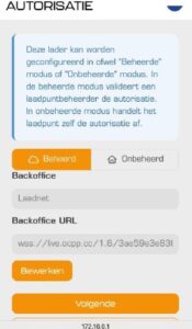 Laadstation van Peblar aanmelden bij Laadnet